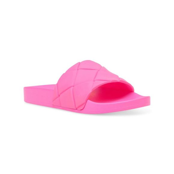 Steve Madden | Shoes | Steve Madden Womens Pink Pool Slides Soulful ...